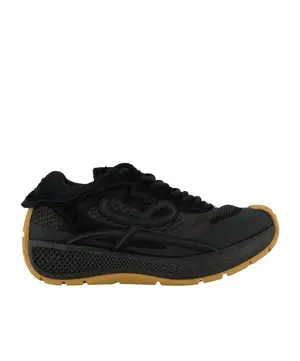 Loewe Pogo Knit Panel Sneakers - Black