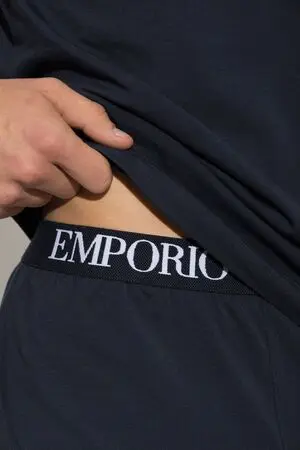 Emporio Armani Logo Waistband Pyjamas