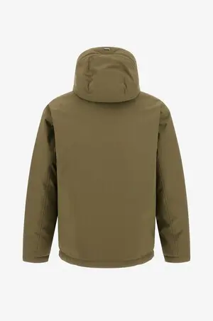 Herno Cropped Matte Nylon Hooded Down Jacket