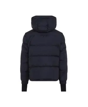 Moncler Kasanka Hooded Down Jacket - Navy