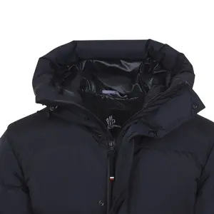 Moncler Kasanka Hooded Down Jacket - Navy