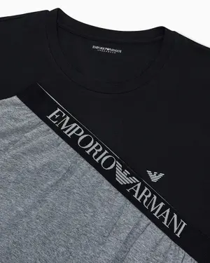 Emporio Armani Logo Two-piece Pyjamas