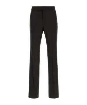 TOM FORD Embroidered Twill Casual Trousers