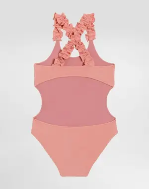 Dolce & Gabbana Lurex One-piece Swimsuit