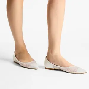 JIMMY CHOO Candyfloss Glitter Flats