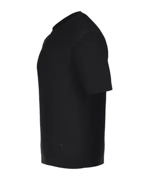 Emporio Armani Ribbed Short Sleeve Sweater