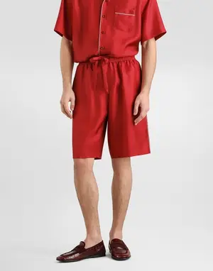 Dolce & Gabbana Vanity Silk Twill Bermuda