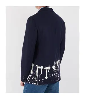 Comme Des Garçons Long-sleeve Printed Jacket