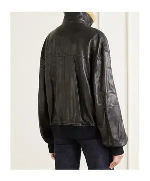 Khaite Long-sleeve Leather Jacket