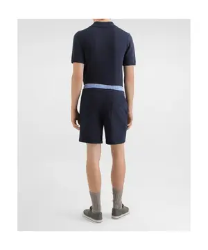 Dolce & Gabbana Striped Poplin Bermuda Shorts