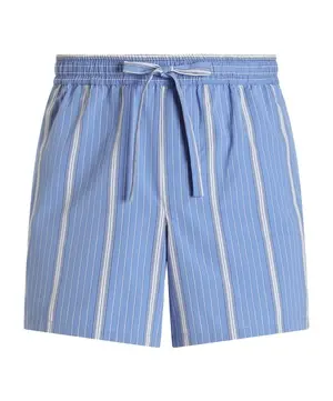 Dolce & Gabbana Striped Poplin Bermuda Shorts - Multicolor