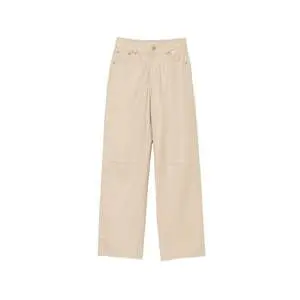 BY MALENE BIRGER Neutrals Trousers Straight Trousers - Cream
