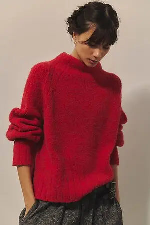 Free People Felix Pullover - Salsa Combo
