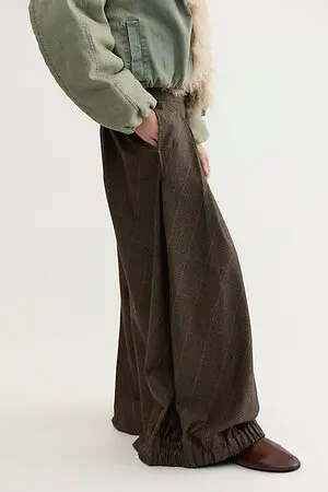 Free People Greatest Hits Pull-on Trousers - Brown Combo