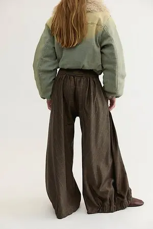 Free People Greatest Hits Pull-on Trousers - Brown Combo