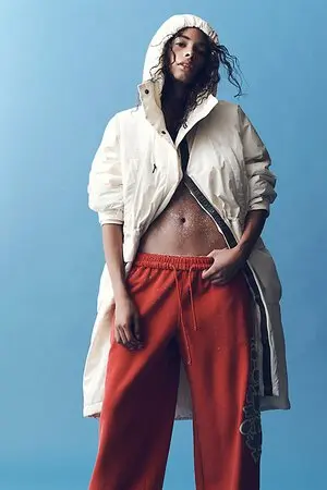 Free People Rainy Day Rituals Maxi Puffer Moonglow