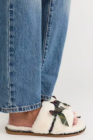 Barbour Eleanora Slippers - Cream