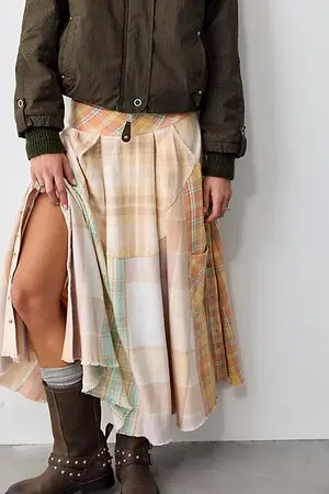 Free People Coven Rework Midi Skirt