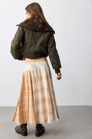Free People Coven Rework Midi Skirt