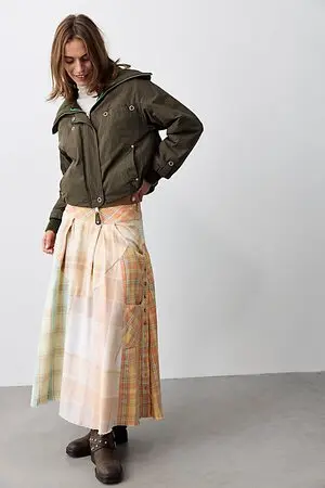 Free People Coven Rework Midi Skirt