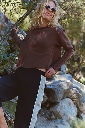 Free People Pick And Roll Crew - Hickory