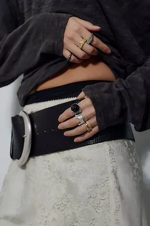 Free People Crown Ring - Silver