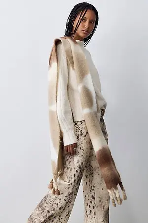 Free People Winter Days Blanket Scarf - Oat