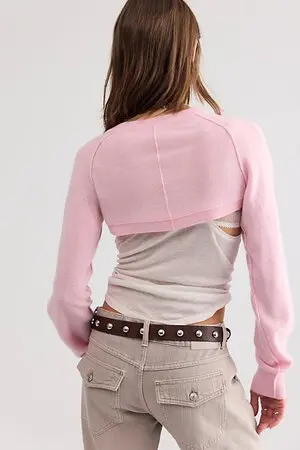 Free People Porta Cashmere Shrug - Blossom