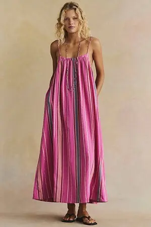 Free People Marisol Striped Maxi Dress