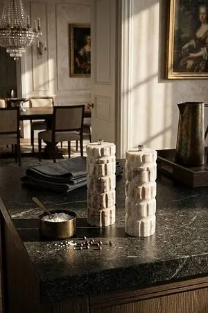 GAURI KOHLI Beatrix Marble Salt & Pepper Set