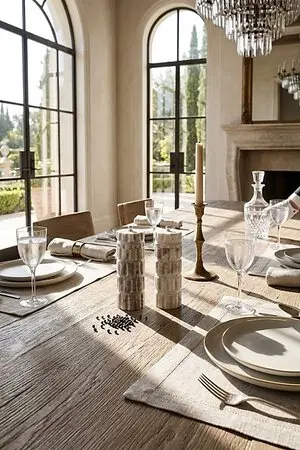GAURI KOHLI Beatrix Marble Salt & Pepper Set