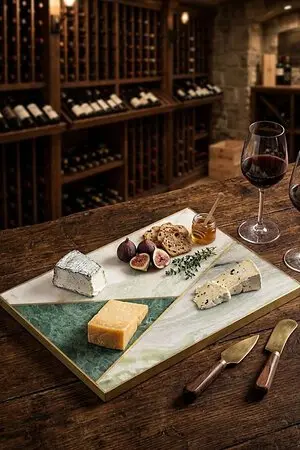 GAURI KOHLI Brno Marble Cheese Board