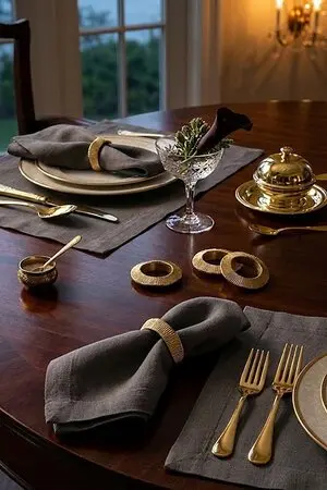 GAURI KOHLI Tuscany Napkin Rings