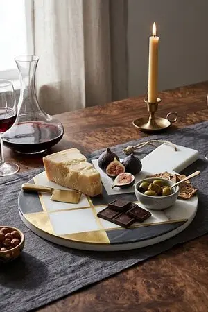 GAURI KOHLI Campania Marble Cheese Board