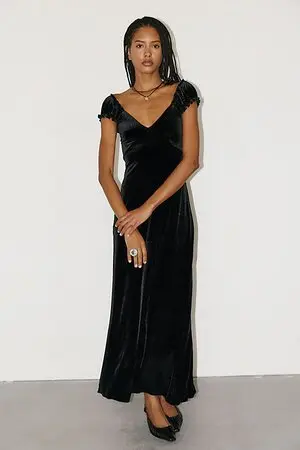 Only Hearts Selma Maxi Slip Dress - Black