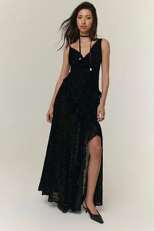 Ronny Kobo Gwen Maxi Dress - Black