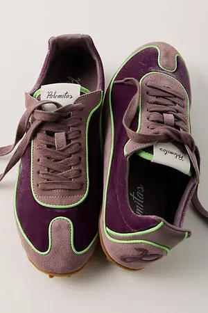 PALOMA BARCELO Ziva Velvet Sneakers - Malva