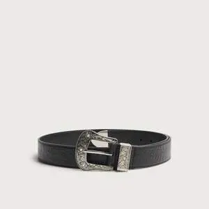 COMMON LINES Outlaw Belt - Silver/black