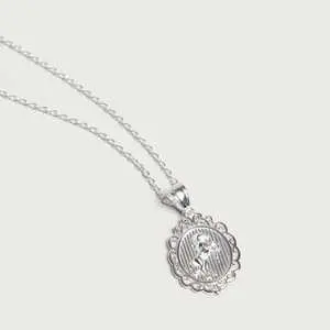 COMMON LINES Stallion Pendant Necklace - Silver