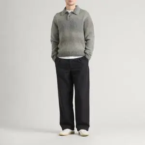 PALMES Alpaca Longsleeve Knit Polo