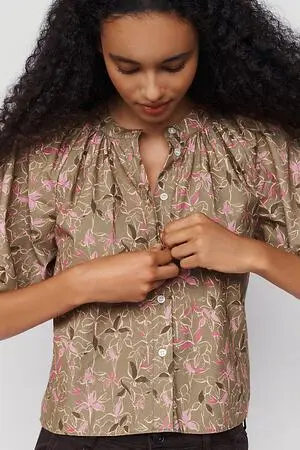 Rebecca Taylor Josie 100% Cotton Blouse