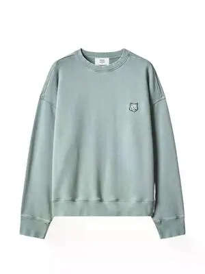 Maison Kitsuné Fox-patch Faded Sweater