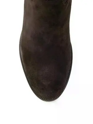 APEPAZZA Fringe-detail Studded Ankle Boots
