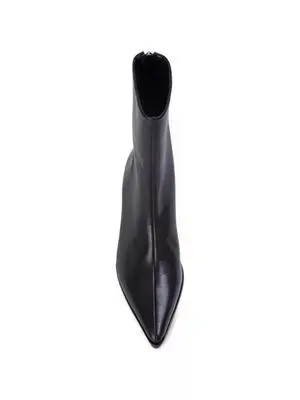 BLACK SUEDE STUDIO Esme Pointed-toe Ankle Boots