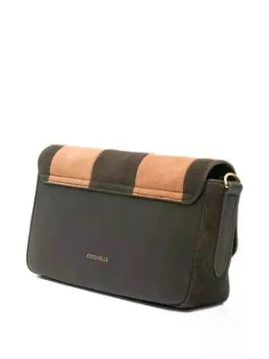 COCCINELLE C-me Lock Check-pattern Clutch Bag