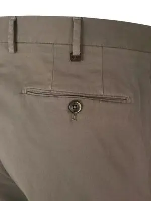 PT TORINO Logo-plaque Slim-fit Trousers