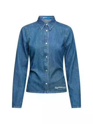 Karl Lagerfeld Long-sleeve Denim Shirt