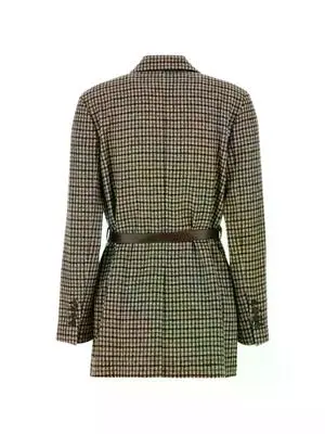 Brunello Cucinelli Madras Belted Blazer