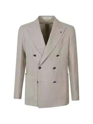 Tagliatore Double-breasted Peak-lapel Blazer