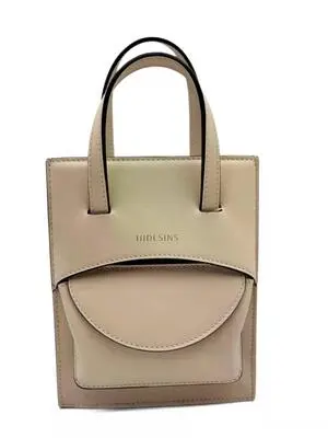 HIDESINS S Pocket Premier Logo-print Leather Shoulder Bag